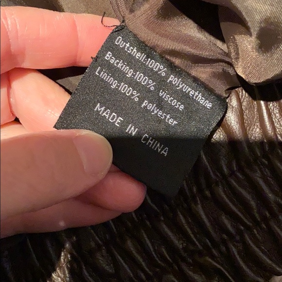 Glassons | Jackets & Coats | Glassons Faux Leather Brown Bomber Jacket ...